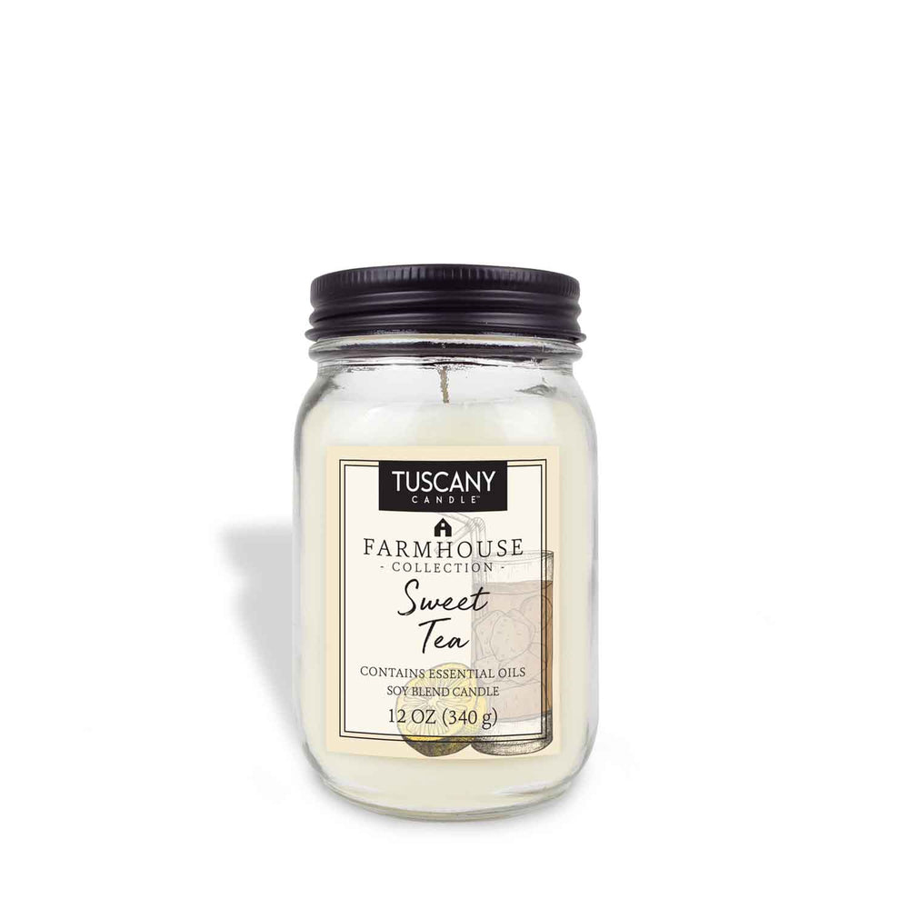 Sweet Tea Scented Jar Candle (12 oz) – Farmhouse Collection