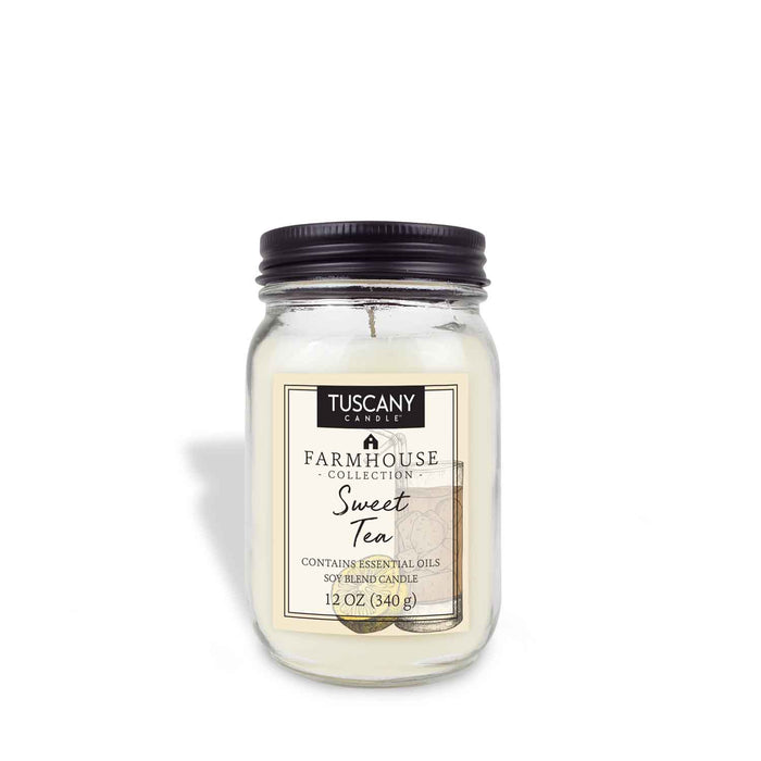 Sweet Tea Scented Jar Candle (12 oz) – Farmhouse Collection